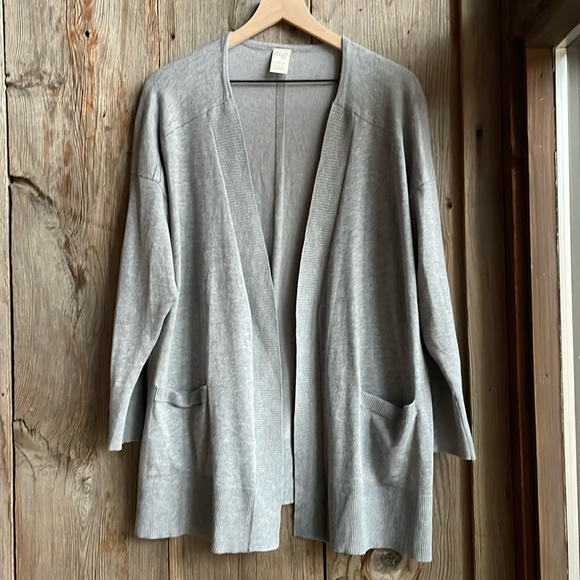 Terra & Sky | Sweaters | Terra Sky X Gray Cardigan | Poshmark